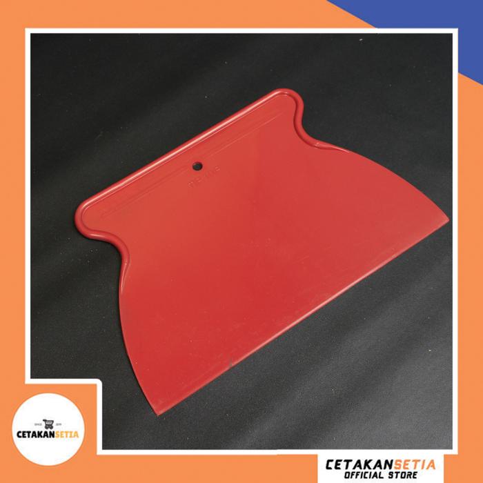 Jual Kape Plastik PVC 9" inch | Scrapper Plastik Merah | Putty Scrpper ...