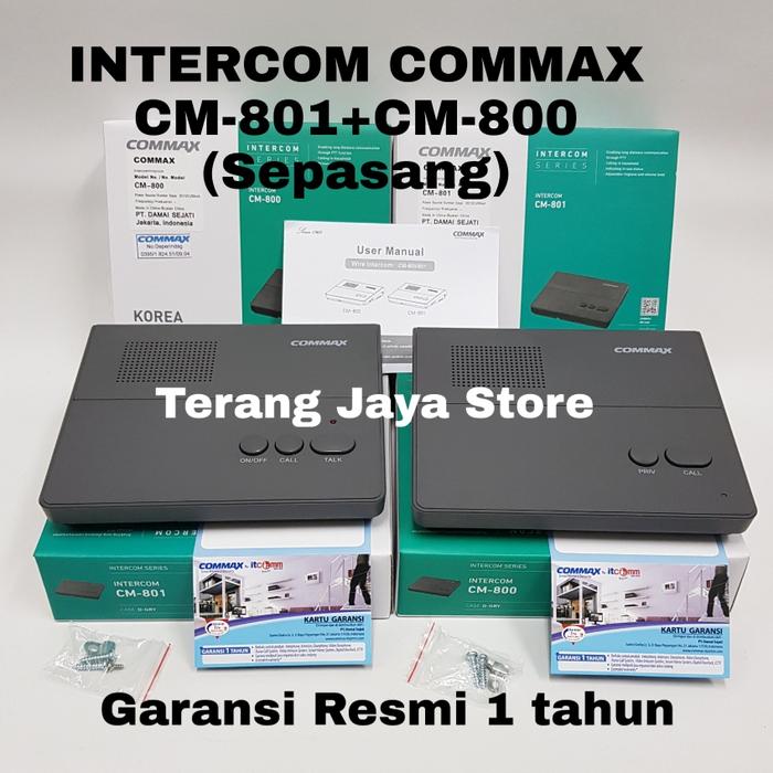 Jual Intercom Commax CM-801 + CM-800 (2 PCS) Intercom COMMAX CM801 ...