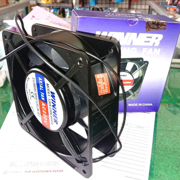 Jual FAN 220 Winner 12cm x 12cm Brushless Cooling cooler Exhaust AC ...