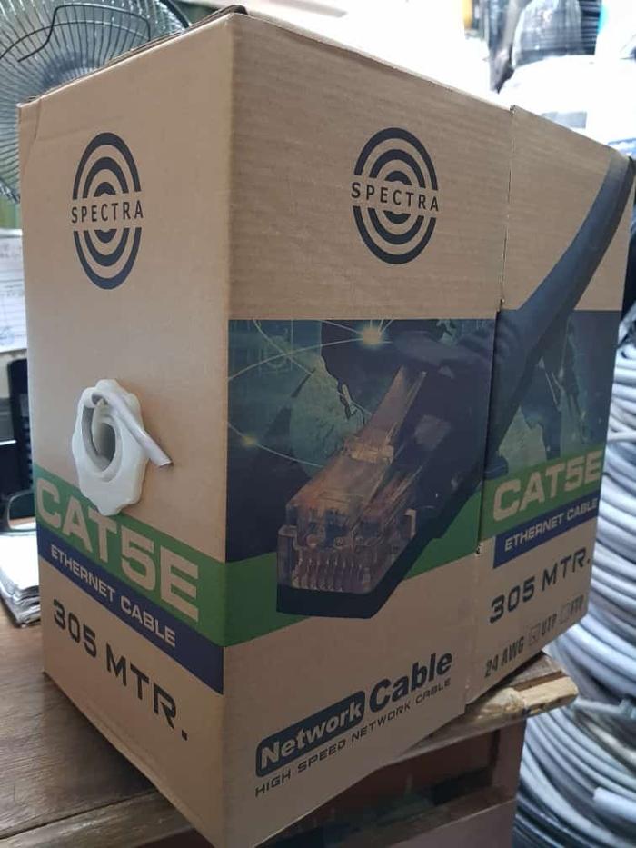 Jual Kabel Lan Kabel Utp Spectra Cat5e Cca 305 Mtr Kabel Data Spectra Cat5 Di Seller Velvet ...
