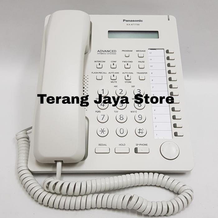 Jual Telepon Kabel Panasonic KX-AT7730 Digital Panasonic KX-AT7730 (Putih) - Jakarta Barat ...