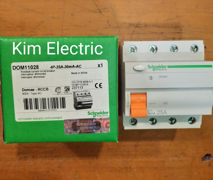 Jual Elcb / Rccb Domae 25A 30mA 3P+N Schneider - Jakarta Pusat - Kim ...