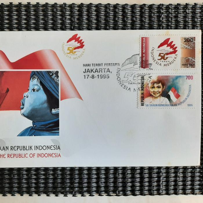 Jual Perangko / Postage Stamp 50 Tahun Kemerdekaan Republik Indonesia ...