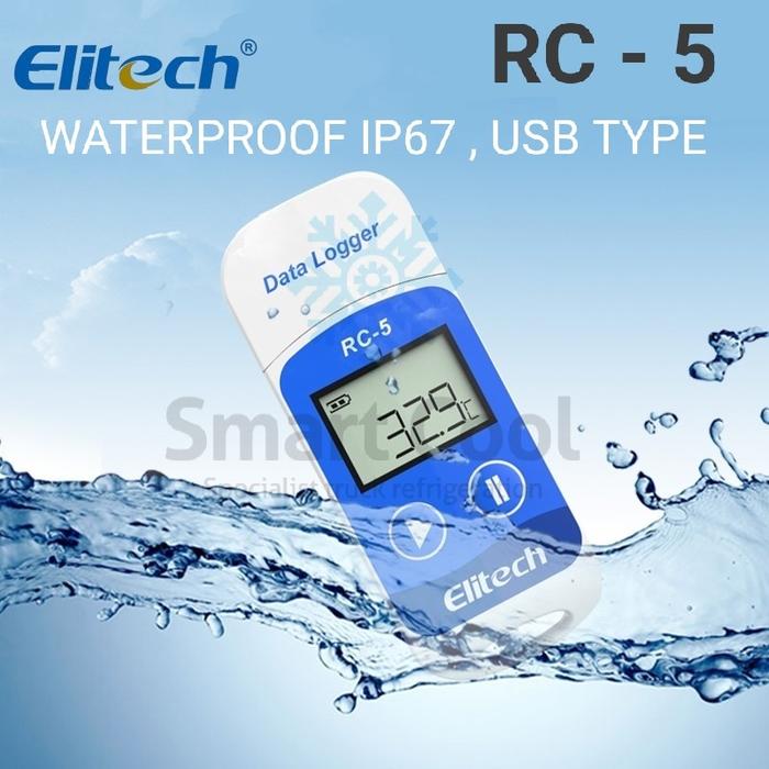 Jual Thermologger Temperature Data Logger Elitech RC-5 Usb Type - Kota ...