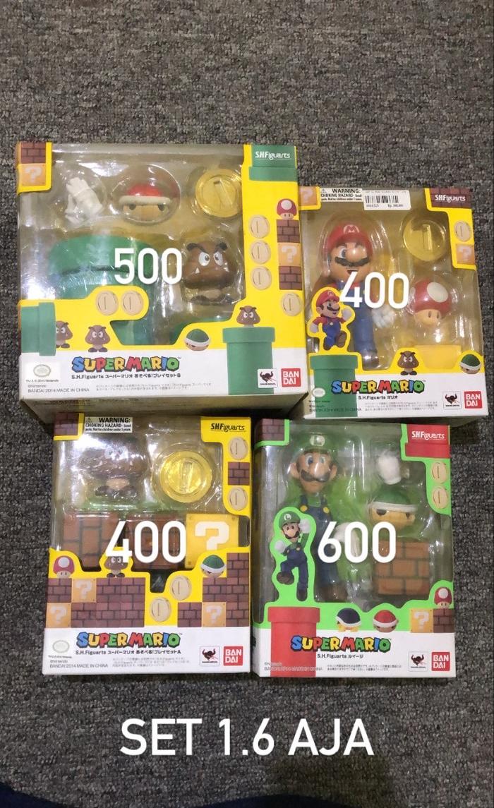 Jual SHF MARIO BROS, SHF LUIGI, SHF PLAY SET C, SHF PLAY SET A ...