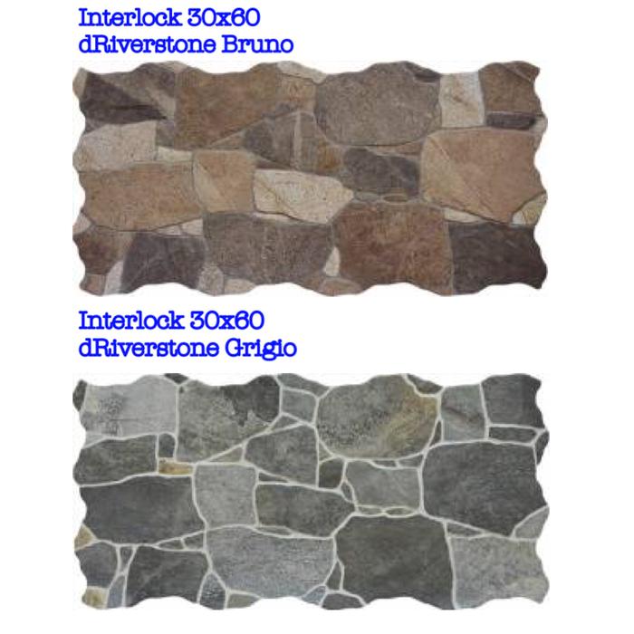 Jual Roman Interlock 30x60 koleksi Riverstone - Jakarta Barat - Home ...