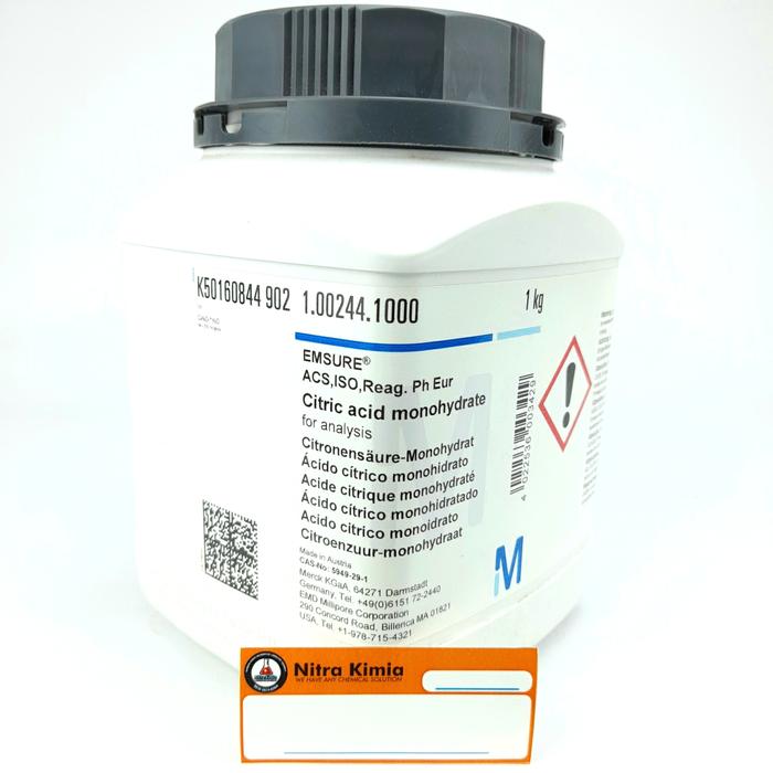 Jual Citric Acid Monohydrate Merck/Citric Acid Monohidrat/Asam Sitrat ...