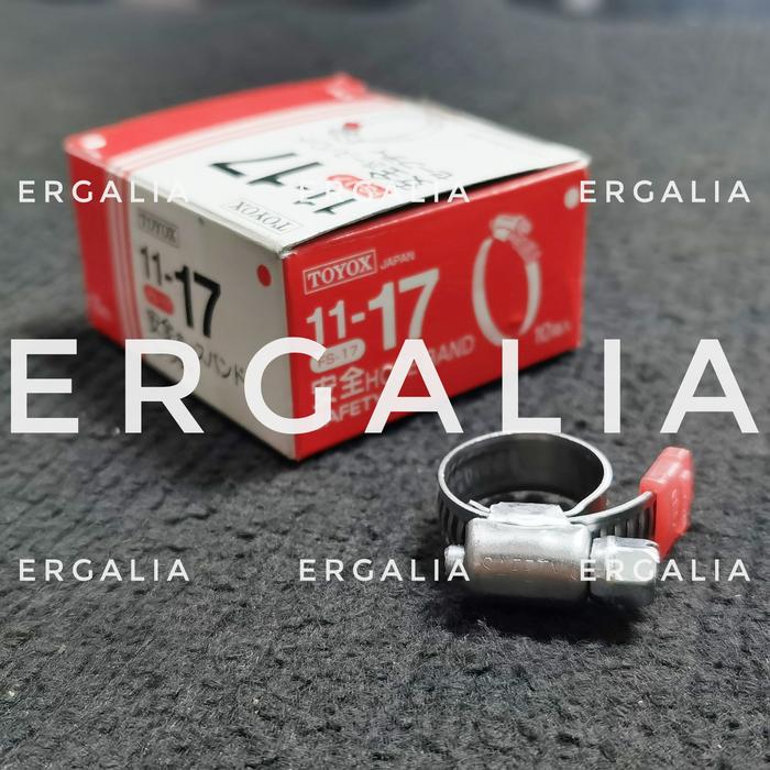 Jual Toyox Safety Hose Band Clamp Kleman Selang SS 11 - 17 mm Japan ...