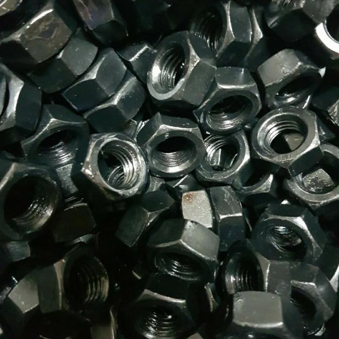 Jual mur baja hitam m20 x 1.5 ukuran drat .baja hex nut - Jakarta Barat - baut mandiri | Tokopedia