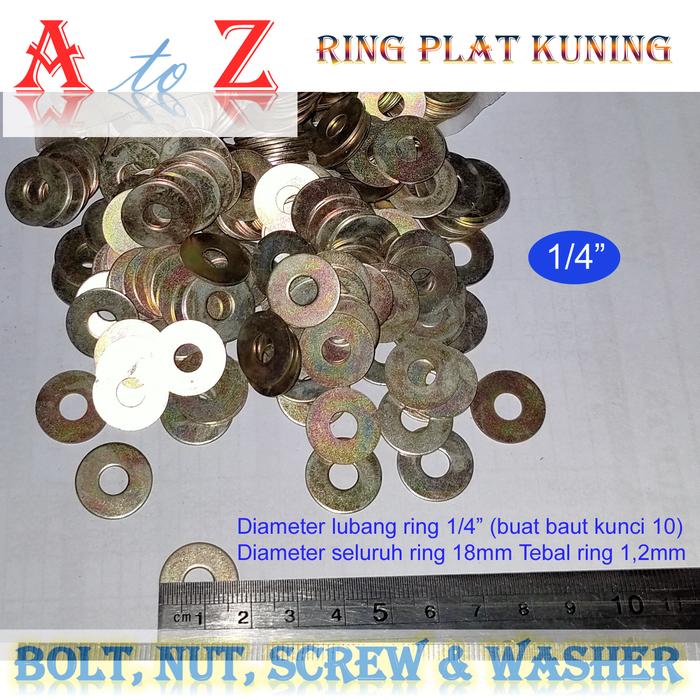 Jual ring plat kuning (1kg) - 1 per 4 k.10 - Kota Palembang - A to Z ...