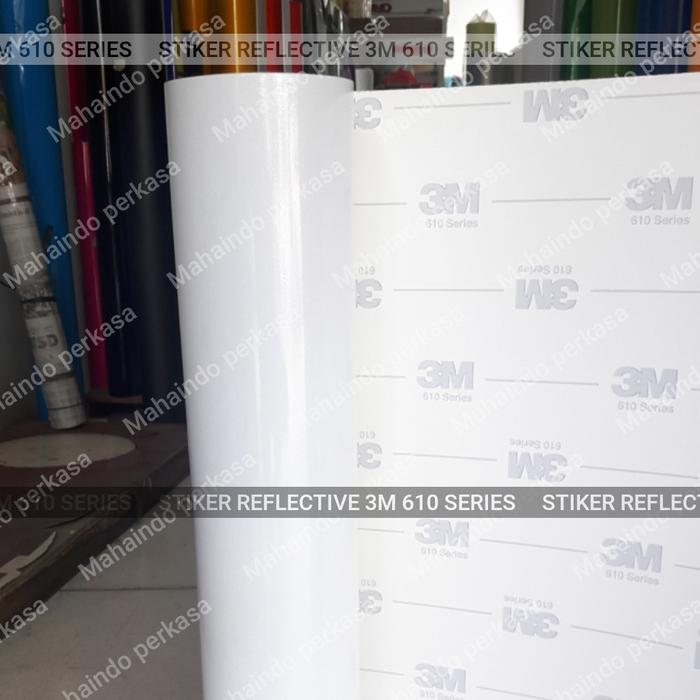 Jual 3M Reflective tape 610-10 series - Sticker / Stiker (WHITE) Scotchlite - Jakarta Barat ...