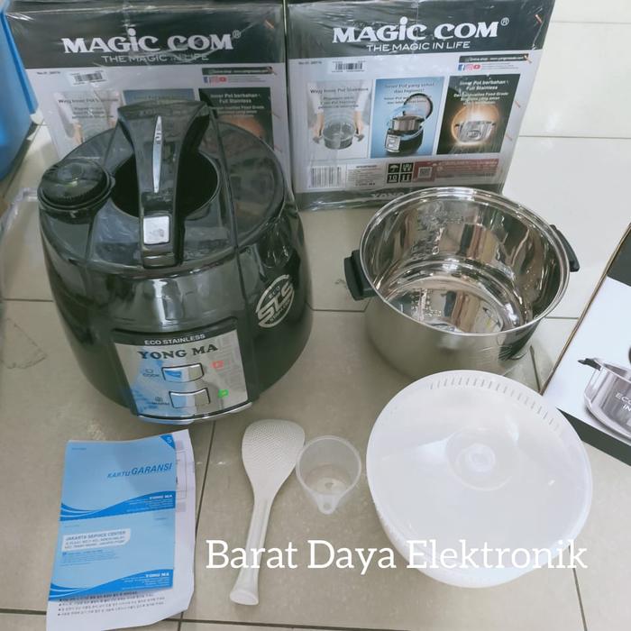Jual YONGMA Magic Com Rice Cooker 2L Stainless SMC4053 - SMC 4053 2 ...