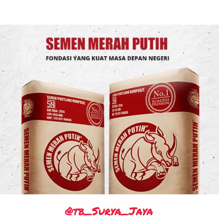 Jual SEMEN MERAH PUTIH 40 KG | SAK - Kota Depok - Toko Bangunan Surya ...