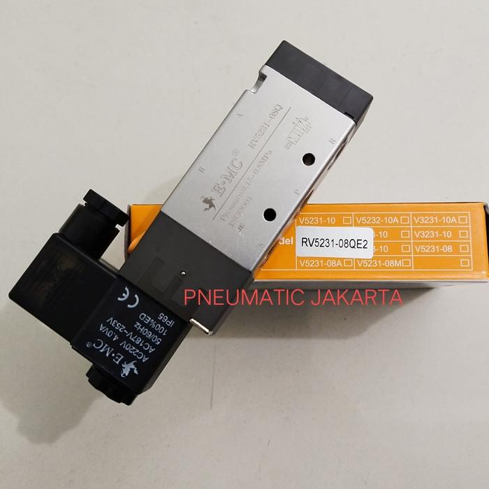 Jual Solenoid Valve RV5231-08/RV5231-10 E2 E4 AC220V / DC24V EMC Pneumatic - RV5231-10AC220V ...
