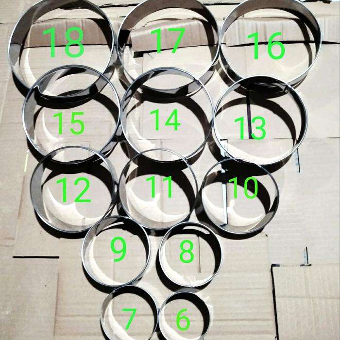 Jual Ring cutter ring donut pemotong kulit pangsit uk 8,9,10cm - 10 Cm ...