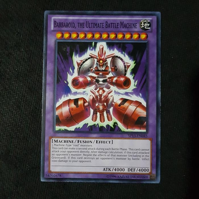 Jual Kartu Yugioh Barbaroid the Ultimate Battle Machine - Jakarta Barat ...