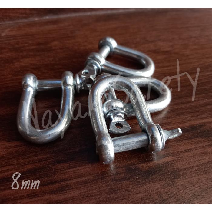 Jual Shackle D Galvanized 8mm RRT / Segel D Galvanized 8mm - Kota ...