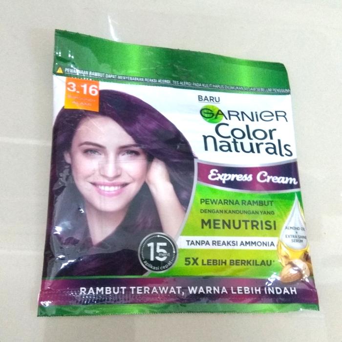 Jual Garnier Color Naturals Express Cream Merah Berry - Burgundy Alami ...