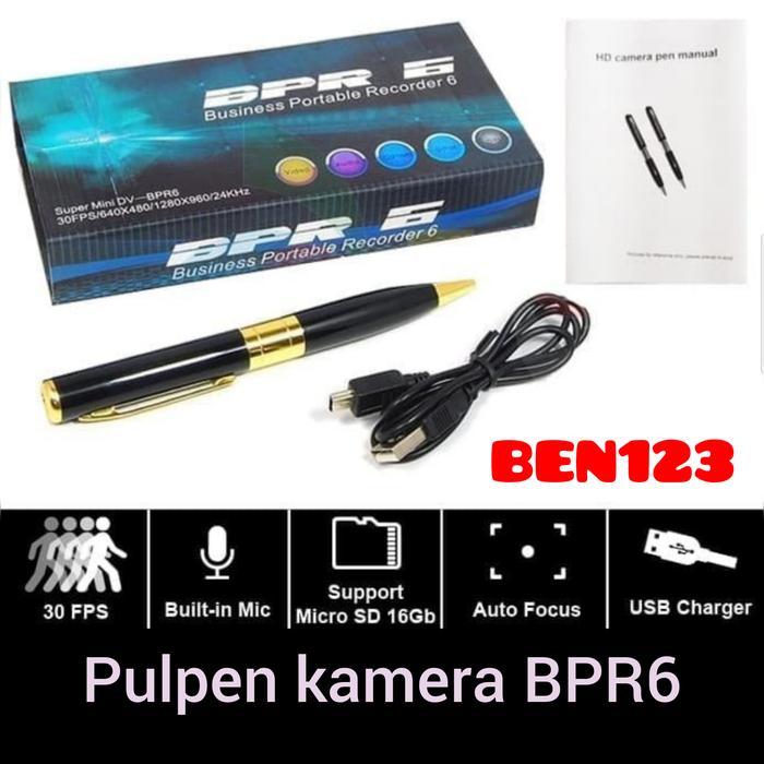 Jual Pulpen kamera/ SPY Cam Pen BPR 6 - Jakarta Barat - Ben123 | Tokopedia