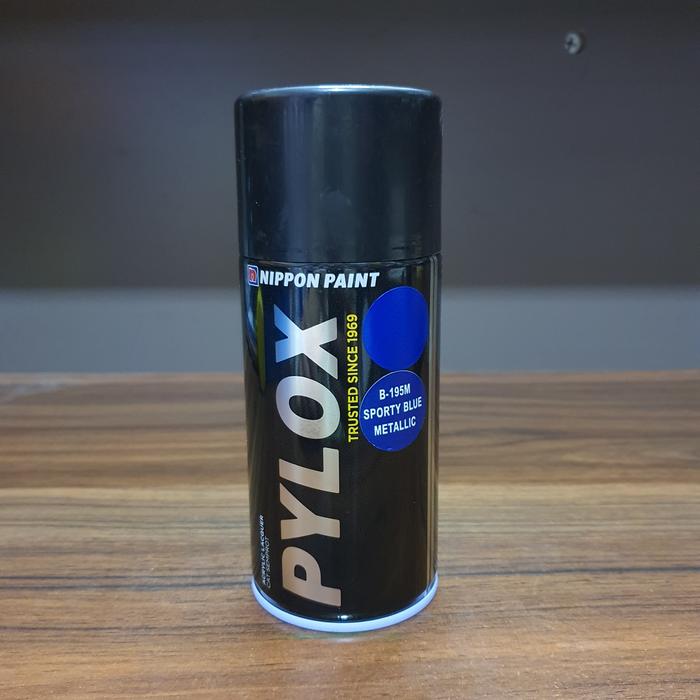 Jual Pylox B-195M Sporty Blue Metallic Pilox Pilok Cat Semprot Nippon ...