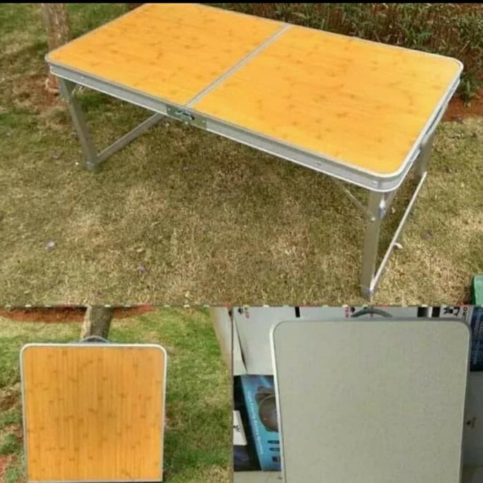 Jual Meja Lipat Koper Portable Kaki Bulat HPL - Kota Surabaya - Toko Mulia Surabaya | Tokopedia
