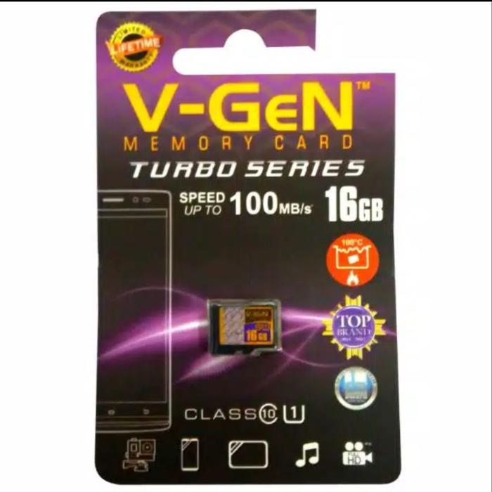 Jual V-gen Memory Card Micro Sd Class 10 Torbo Series - 64 Gb Di Seller ...