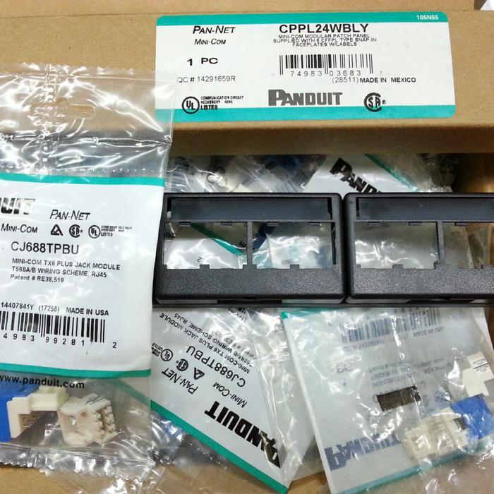 Jual PANDUIT CPPL24WBLY PATCH PANEL 24 PORT w MODULAR JACK TX6 CAT 6 - Jakarta Pusat - Harco ...