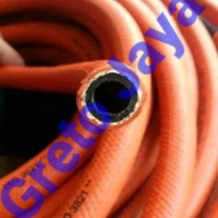 Jual ( 1 Meter ) Selang Slang Gas Elpiji LPG Kompor Oven Meteran Orange ...