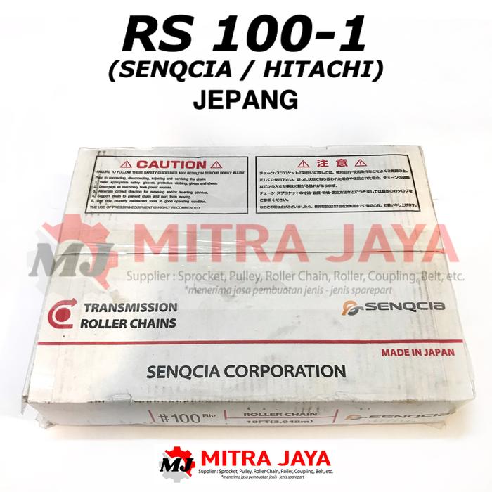 Jual ROLLER CHAIN SENQCIA / HITACHI RS 100 - 1 ( RANTAI JEPANG ...