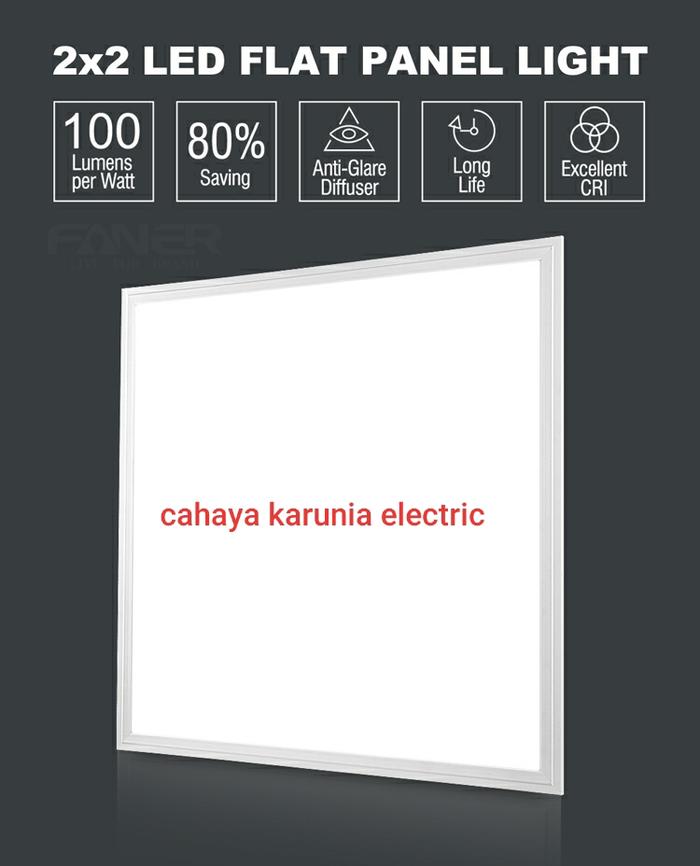 Jual Lampu flat panel 48 watt LED 60 x 60 cm / led panel office ...