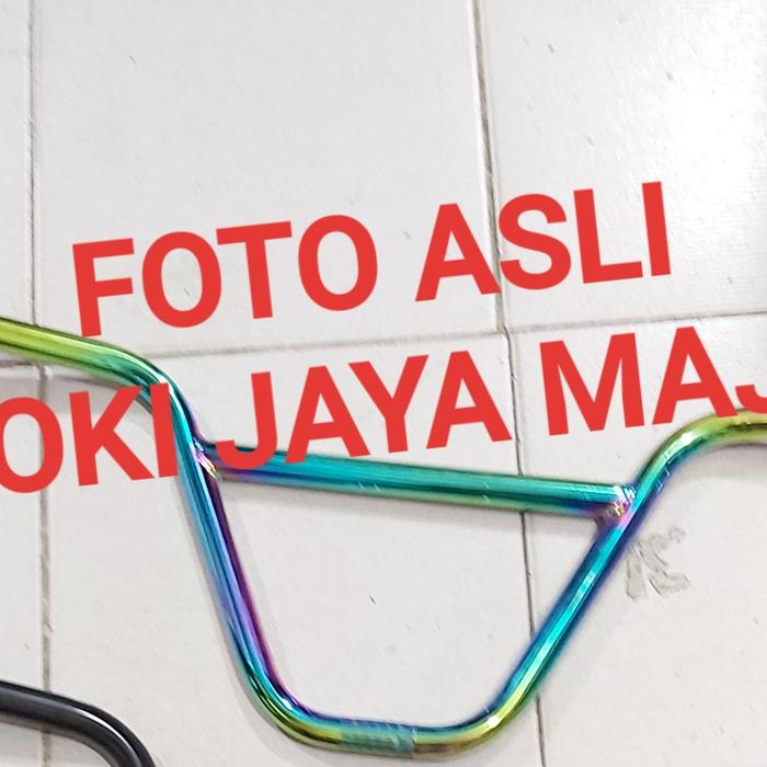 Jual stang sepeda bmx 20 setang stir bar oil slick rainbow - Jakarta ... Jual stang sepeda bmx 20 setang stir bar oil slick rainbow - Jakarta ...