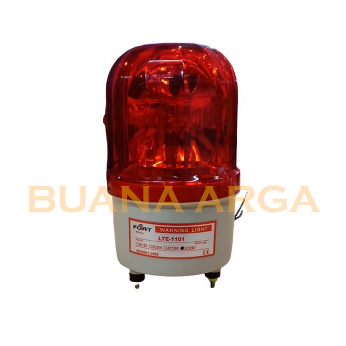 Jual Warning Light / Rotary (Neon) LTE-1101 4" RED, BLUE, YELLOW ...