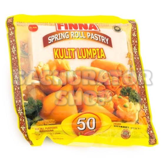 Jual Kulit Lumpia Lembaran Pastry Beku Fina Finna Spring Roll Pastry ...