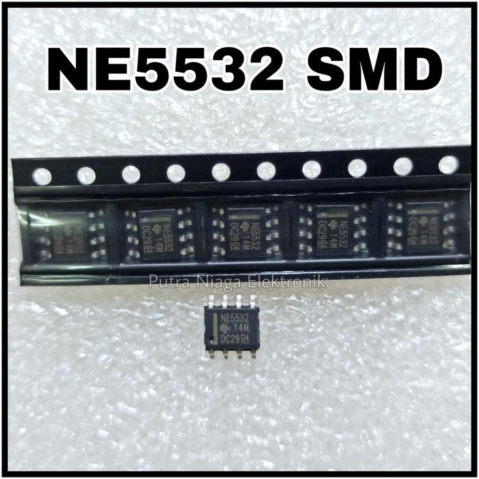 Jual ic NE5532 SMD N5532 SOP8 Dual Low Noise Op-Amp - Kota Bandung ...