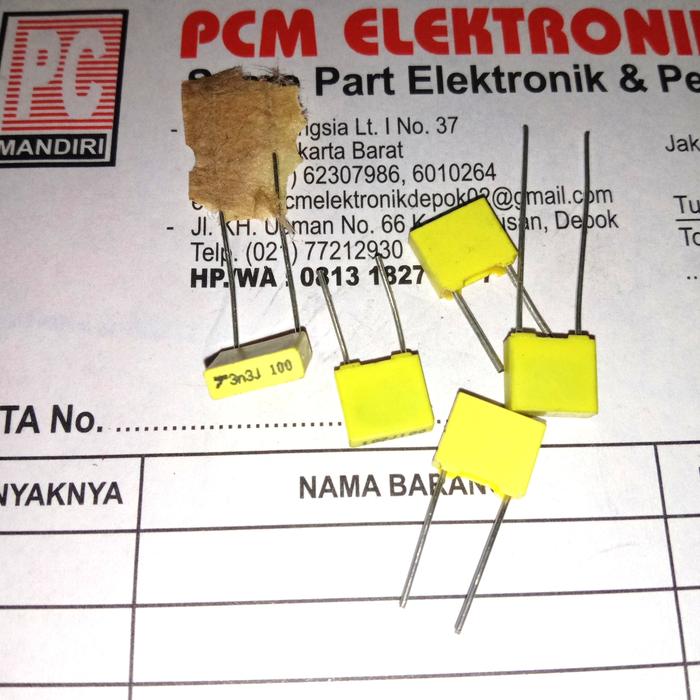 Jual kapasitor MKM 332 3n3 333J100 100v - Kota Depok - PCM ELEKTRONIK ...