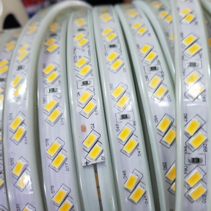 Jual Led Strip SELANG SMD 5730 2 dua mata double 220 V Meteran White Putih - Kota Tangerang ...