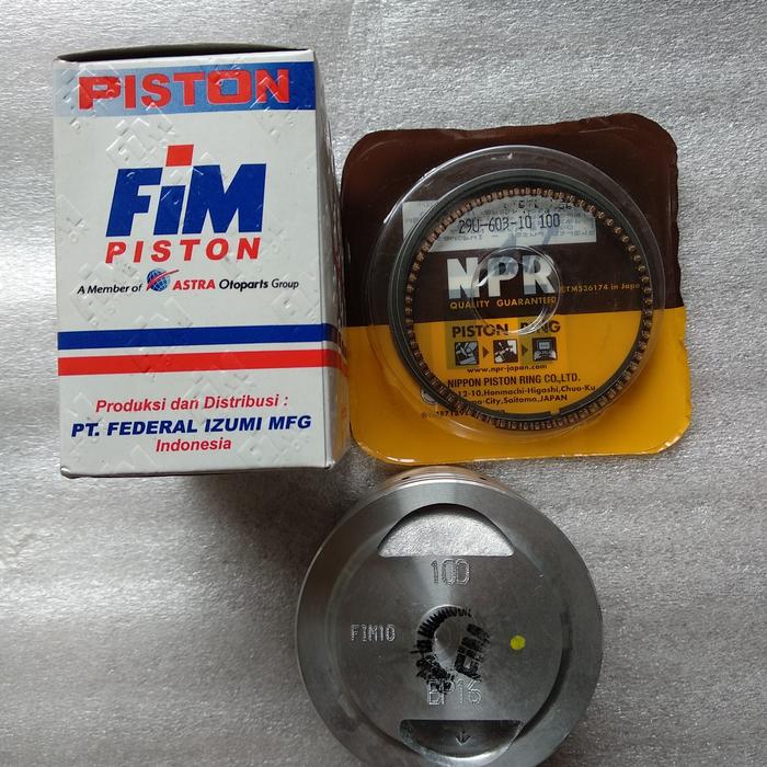 Jual piston FIM jenong scorpio set ring seher NPP ∅100 - Kota Tangerang ...