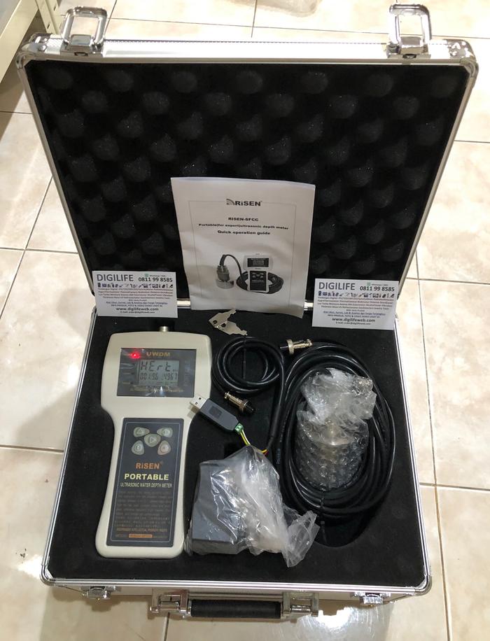 Jual Water Depth Meter Ultrasonic 100 Meter RISEN Tester Kedalaman Air ...