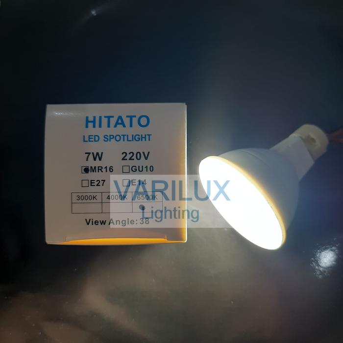 Jual LAMPU SOROT SPOTLIGHT MR16 7 WATT / LED MR16 SPOT 7 WATT FITTING ...