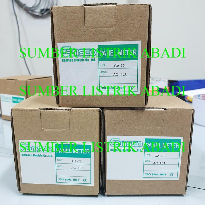 Jual Camsco Taiwan panel meter / amper meter CA-72 / CA 72 direct use ...