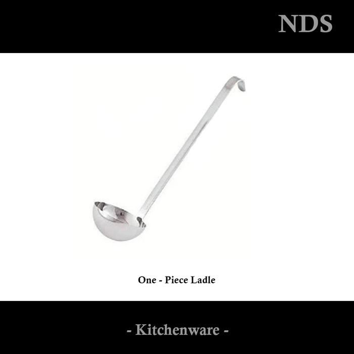 Jual One- Piece Ladle 12 cm ( 400 ml ) Stainless Steel / Soup Ladle ...