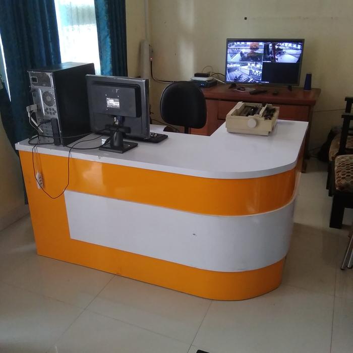 Jual Meja Office Receptionist Resepsionis Customer Service Reception ...