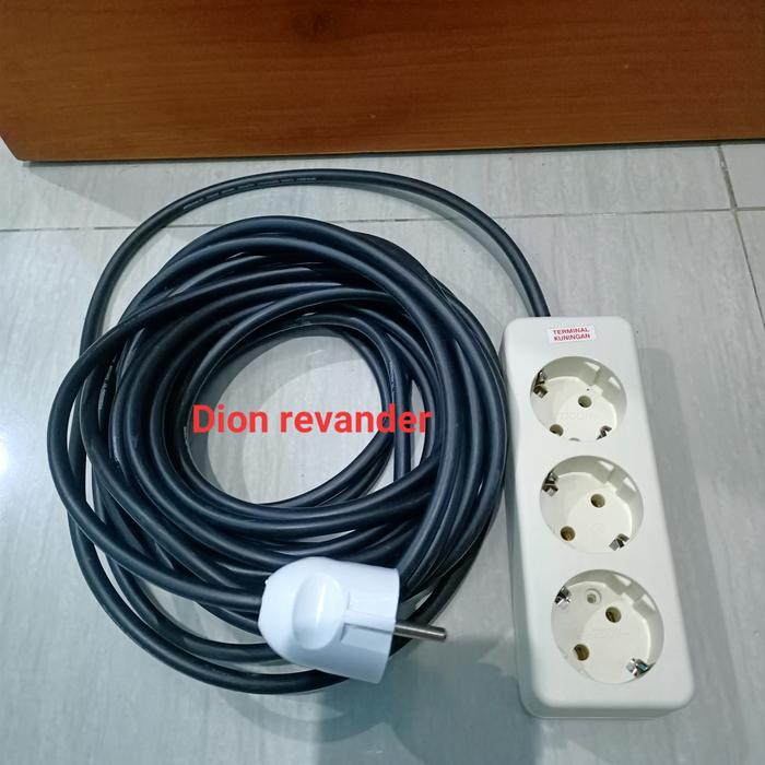 Jual stop kontak uticon 3lubang kabel eterna 10 meter - Kota Bogor ...