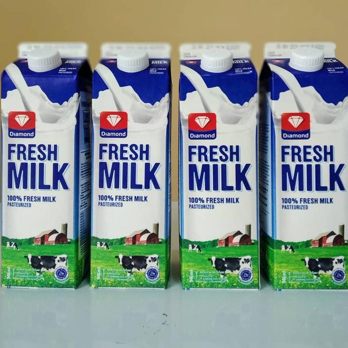 Jual SUSU FRESH MILK DIAMOND 1 KARTON ISI 12//GRAB GOJEK ONLY - Jakarta ...
