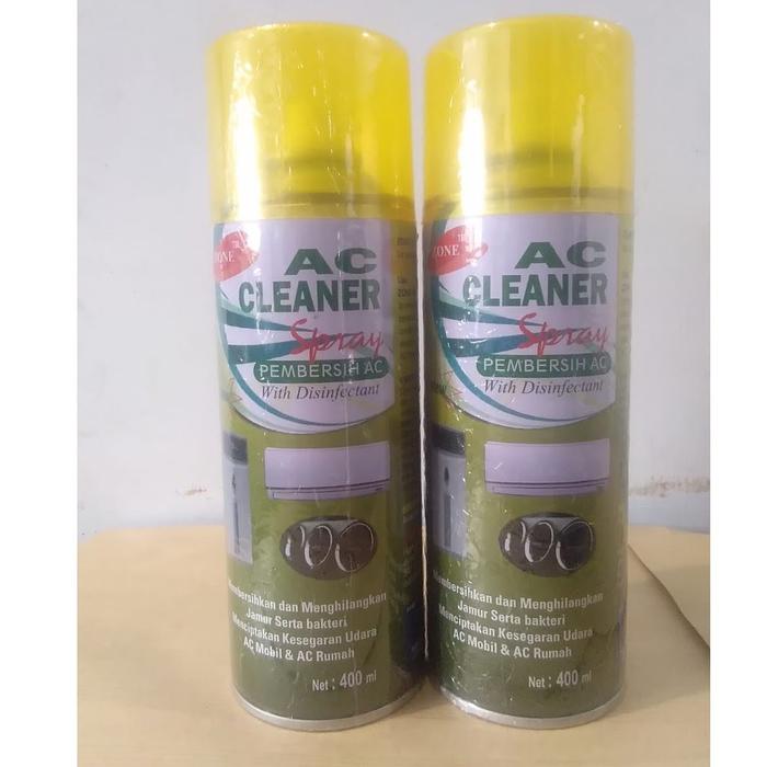 Jual AC Cleaner Spray Pembersih AC Mobil & AC Split Ruangan Zone 400 Ml ...