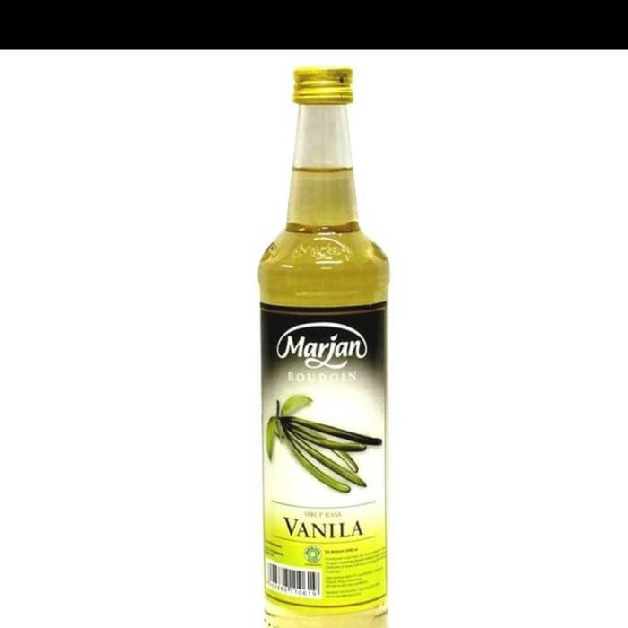 Jual Marjan 460ml/ syrup Marjan/ sirop Marjan vanilla plus bubble wrap ...