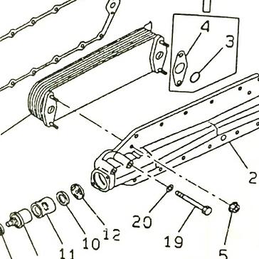 Jual oil cooller engine D85SS-2 - Jakarta Pusat - kkdiesel | Tokopedia