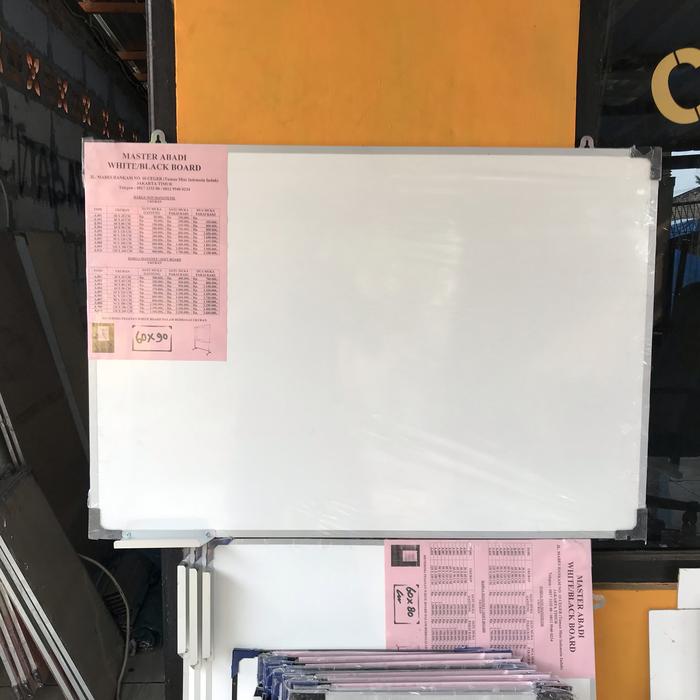Jual Papan tulis putih / whiteboard 60X90 - Jakarta Timur - Workshop ...