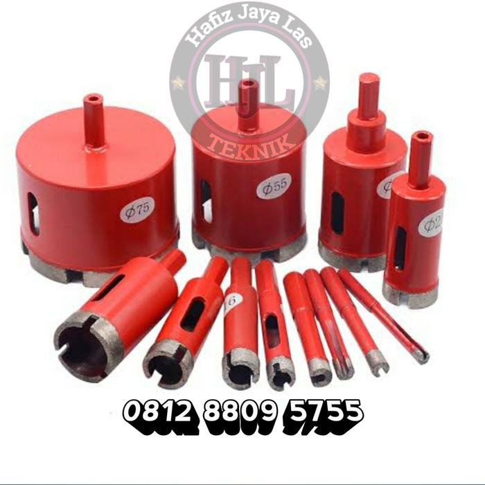 Jual Mata Bor Coring Beton Segmen Diamond Core Drill Granit KUGEL 10 mm ...