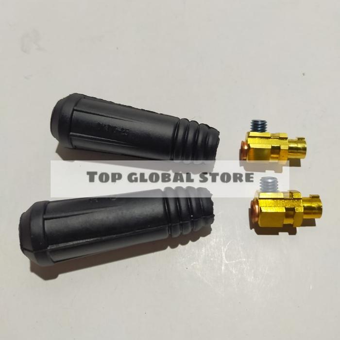 Jual KABEL KONEKTOR, SOCKET KABEL LAS, CONNECTOR LAS 50-70 MALE KOREA ...